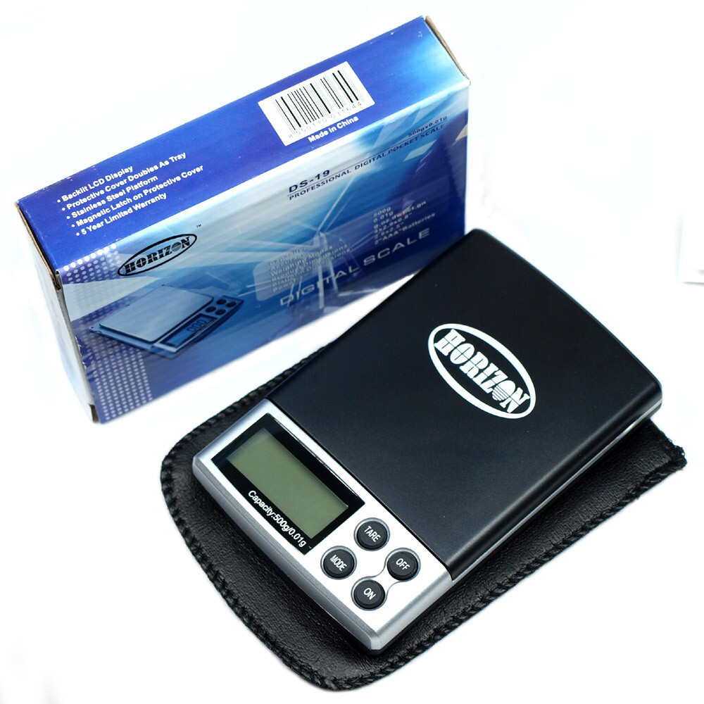 Density Scale Horizon DS-19 Digital Pocket Scale - 500g X 0.01g ...