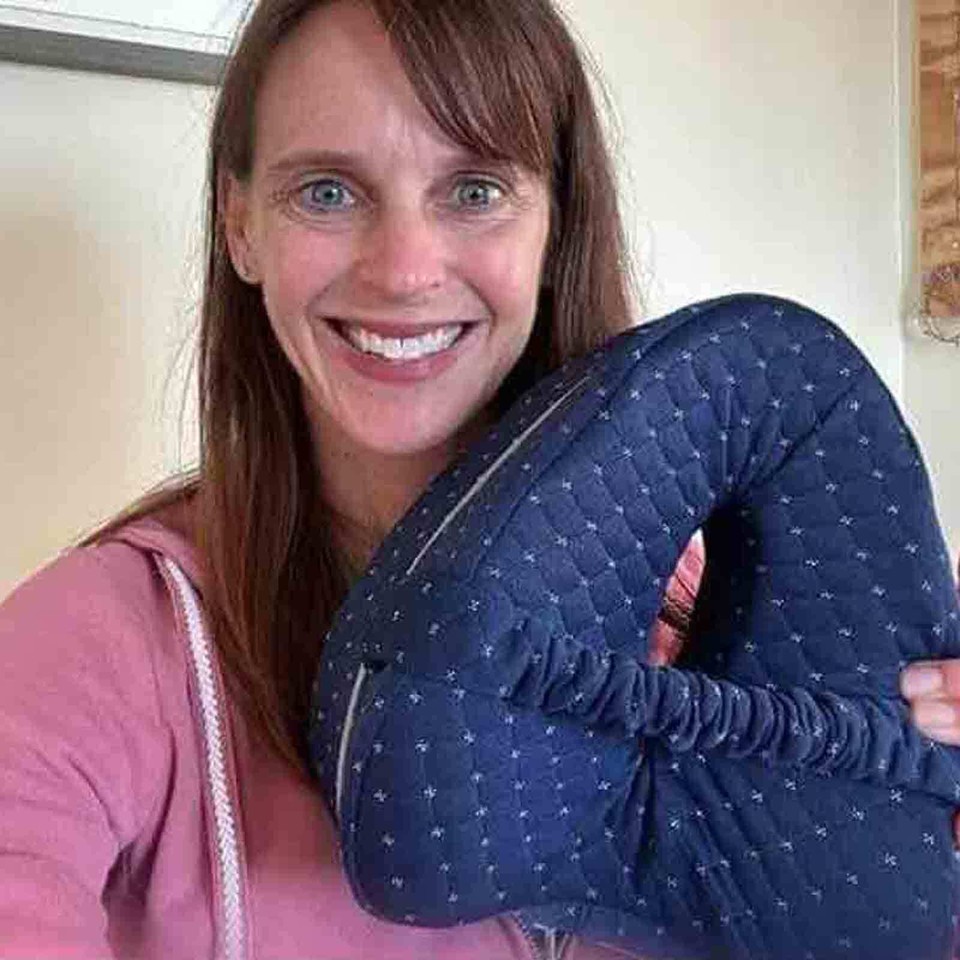 Smooth Spine Alignment Pillow Relieve Hip Pain & Sciatica Improved Leg ...