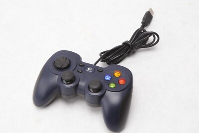 Logitech GamePad F310 Video Game USB PC Controller Blue Wired Corded ...