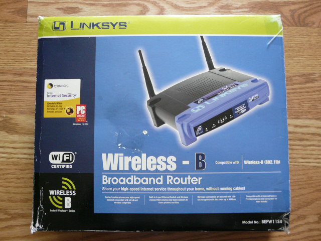 Linksys Wireless-B Broadband Router 2.4 Ghz 802.11b BEFW11S4 | eBay