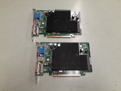 (2) Dell ATI AMD Radeon X1300 PRO 256MB DDR2 PCIe x16 Video Card 0UJ973 ...