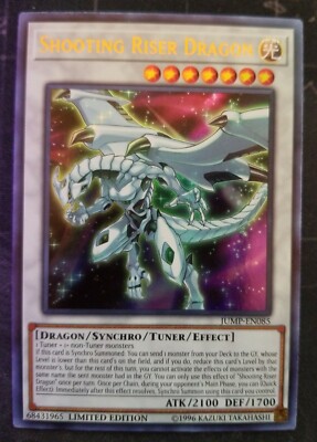 Shooting Riser Dragon JUMP-EN085 Ultra Rare Limited Edition Yugioh NM ...