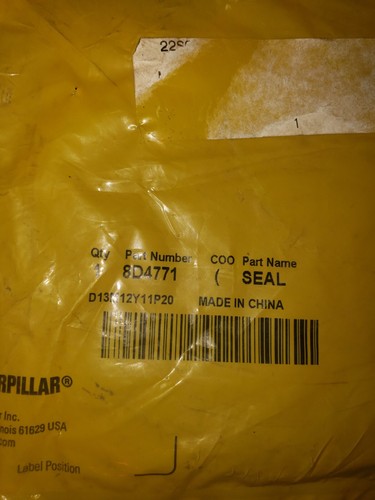 CAT 8D-4771: RUBBER O RING SEAL, BRAND NEW, NO BOX. | eBay