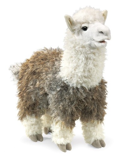 Folkmanis Puppets #2953 - Alpaca Hand Puppet 638348029539| eBay