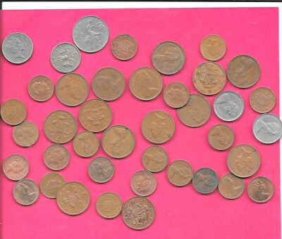 GB GREAT BRITAIN ENGLAND UK bulk coins 3 lbs pounds no cull COIN LOT ...