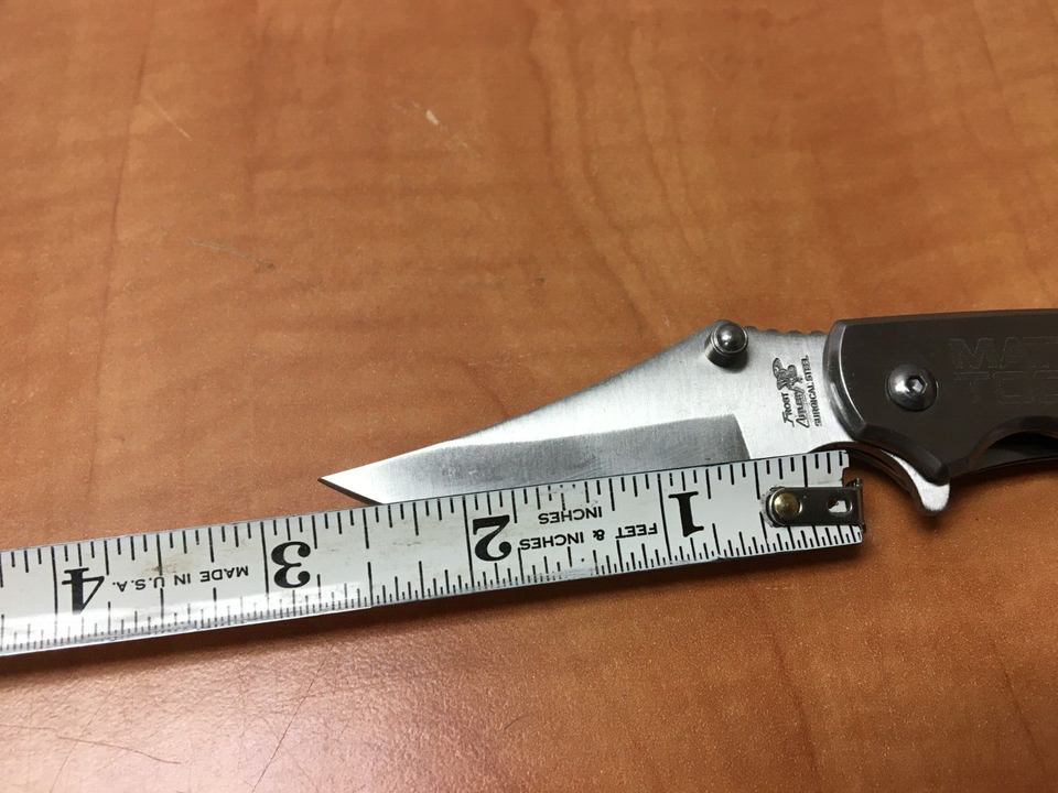 Matco Tools Quicksilver II Stainless Frost Cutlery Folding Pocket Knife ...