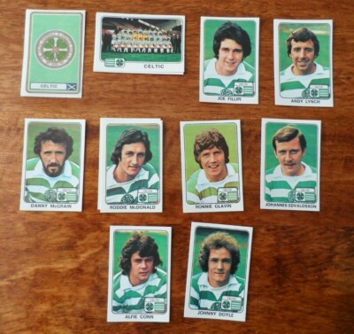 PANINI FOOTBALL 79 CELTIC Player stickers Original Select Sticker ...