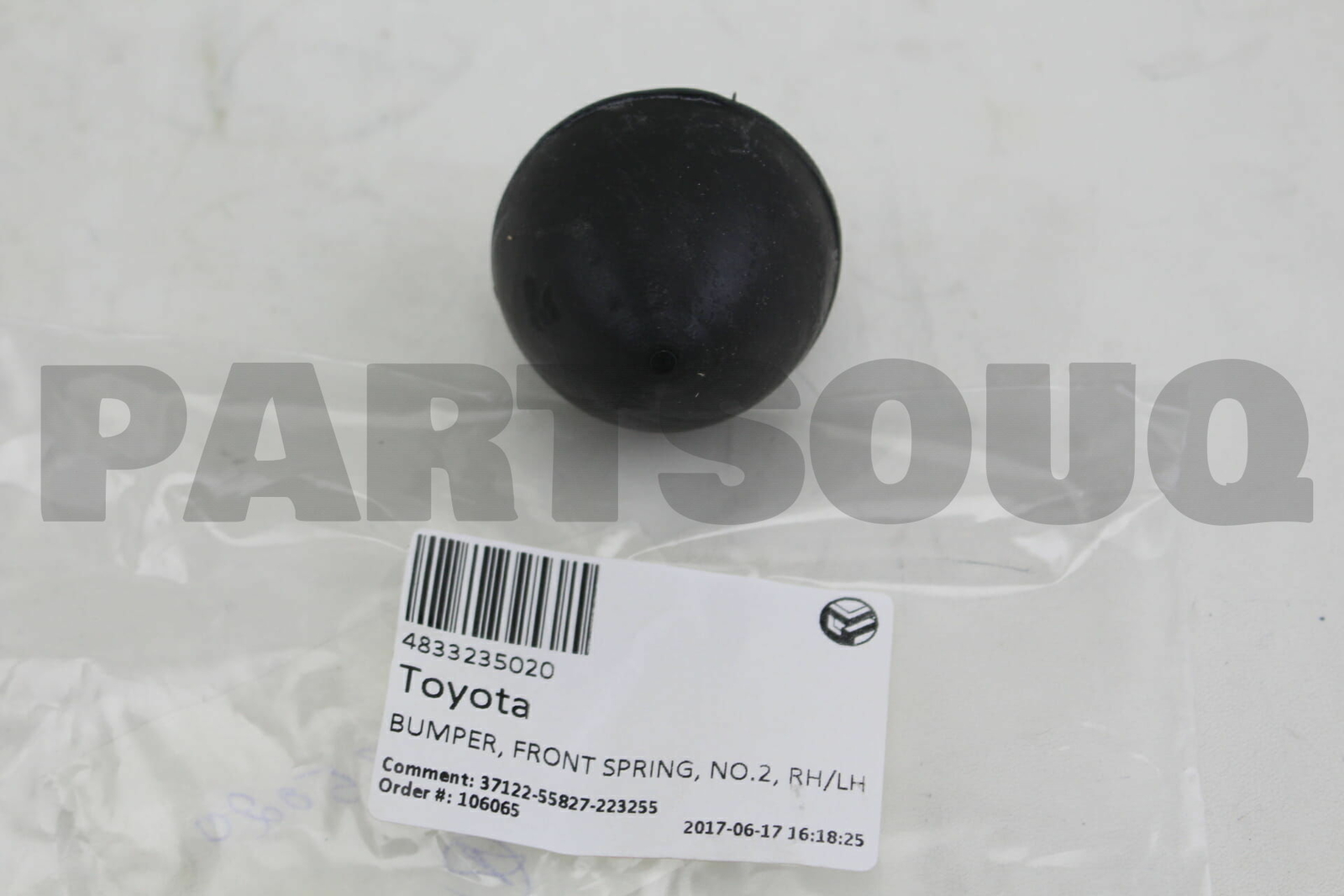 4833235020 Genuine Toyota BUMPER, FRONT SPRING, NO.2, RH/LH 48332-35020 ...