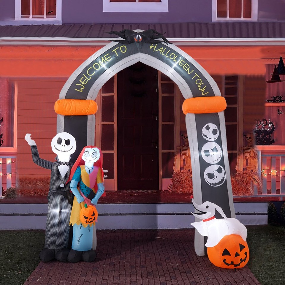 Large Inflatable Arch Halloween Blow Up Party Decor Collection Outdoor ...