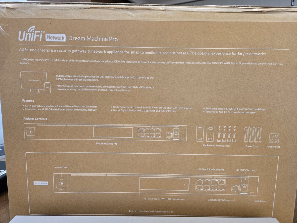 Ubiquiti UDM-PRO UniFi Dream Machine Pro All-in-one Enterprise Security ...