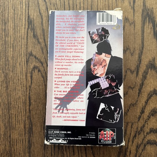 Tales Of The Unknown VHS AIP Rare Horror Cult American International ...