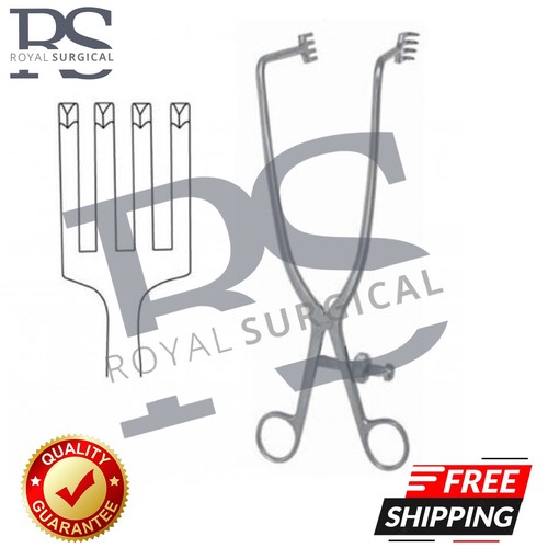 New Deep Gelpi Self Retaining Retractor, Angled 90 Degree with Sharp ...