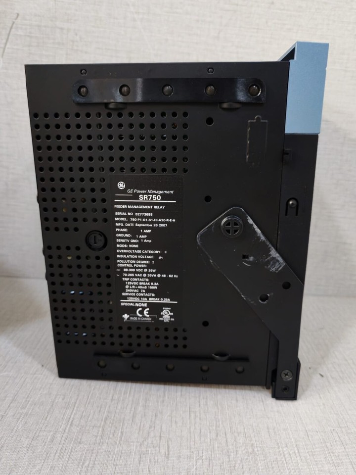 GE SR750 Feeder Management Relay 750-P1-G1-S1-HI-A20-R-E-H w/ Case | eBay