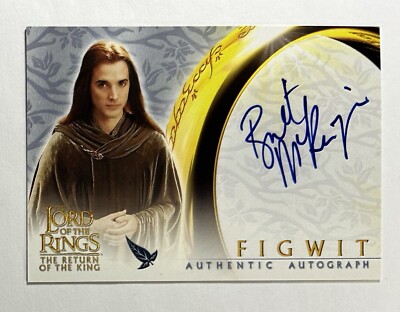 Topps Lord of the Ring Return King Auto Bret McKenzie as Figwit ...