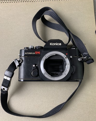 Konica Autoreflex T4 35mm SLR Film Camera Black Body Parts/Repair | eBay