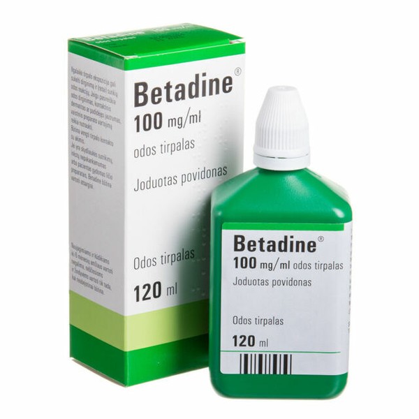 Betadine Solution Wound Care Skin Infections Burns Antiseptic - 30 ml ...