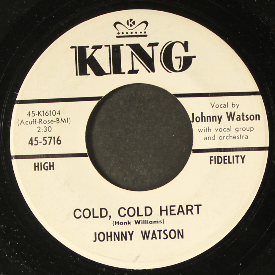 JOHNNY WATSON: that's the chance you've got to take / cold, cold, heart ...