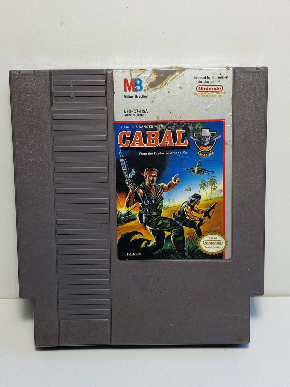 CABAL-- NES Nintendo Original Game CLEAN TESTED GUARANTEED 32244040894 ...