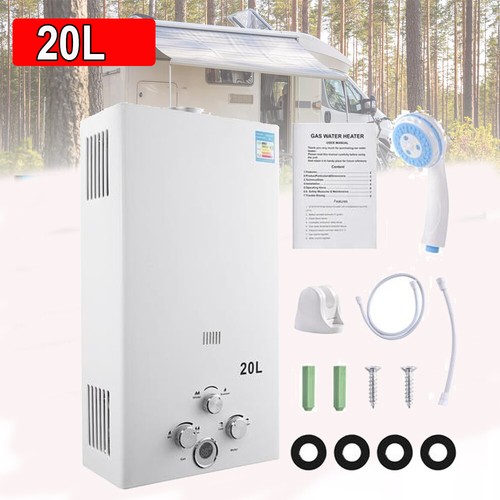 20L LPG Propane Gas Tankless Water Heater On Demand Hot Water Boiler ...
