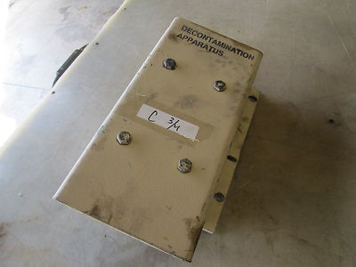 Used Decontamination Apparatus Steel Protective Bracket, Armored ...