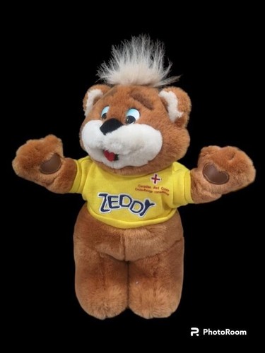 Vintage Zeller's Zeddy Bear Canadian Red Cross Soft Plush Toy | eBay