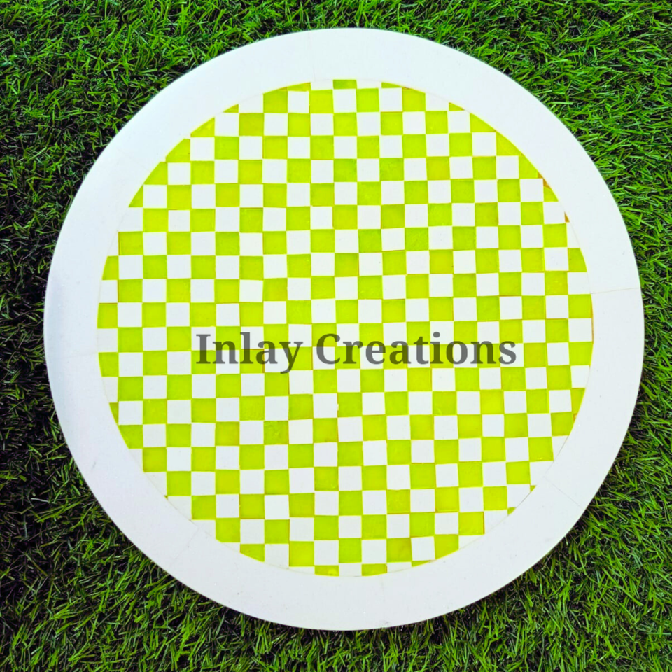 12" Handmade Table Top, Inlay Table Top, Unique Handmade Table Top Gift ...