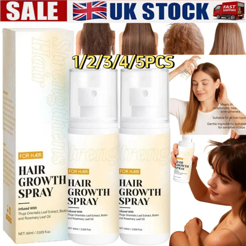 60ml Halo Grow Hair Growth Spray, with Rosemary Biotin Ginseng for Hair ...
