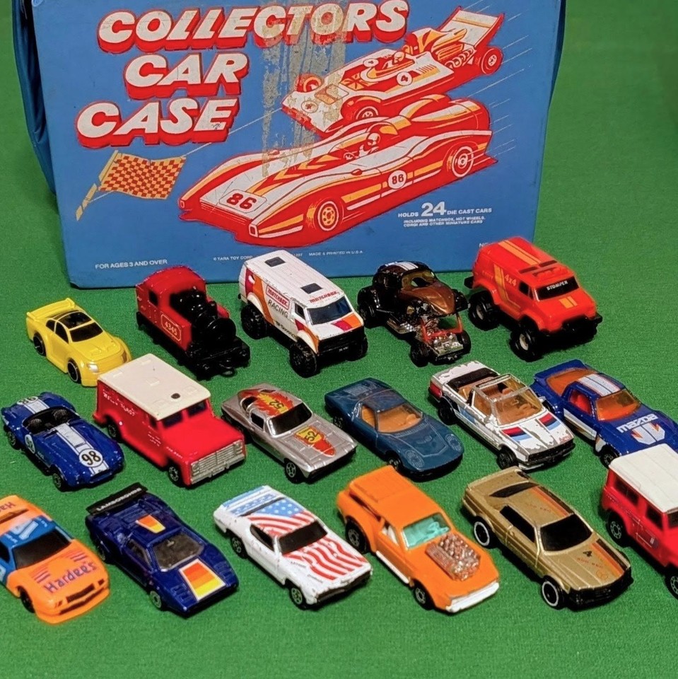 Lot of 17 Diecast Toy Cars Matchbox Vintage 70s 80s 90s with Collector ...