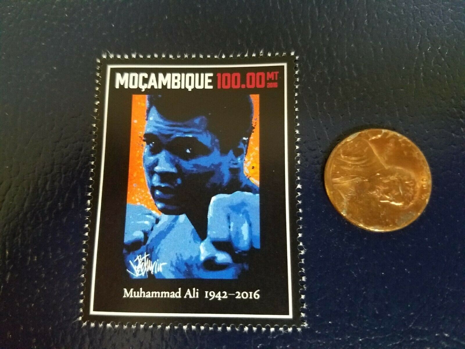Muhammad Ali Cassius Clay Boxing Stamp Mocambique 2016 Perforated Stamp (c) | eBay