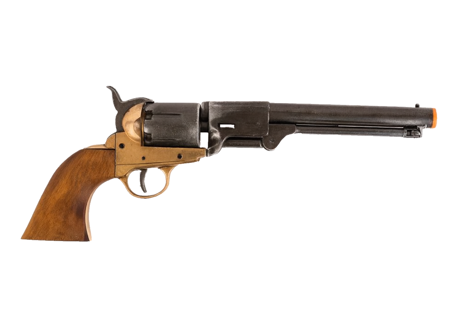 Denix Griswold Gunnison Non-Firing Collectible Replica Revolver Faded ...