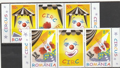 ROMANIA 2011 STAMPS CIRCUS CLOWN LABELS MNH POST | eBay