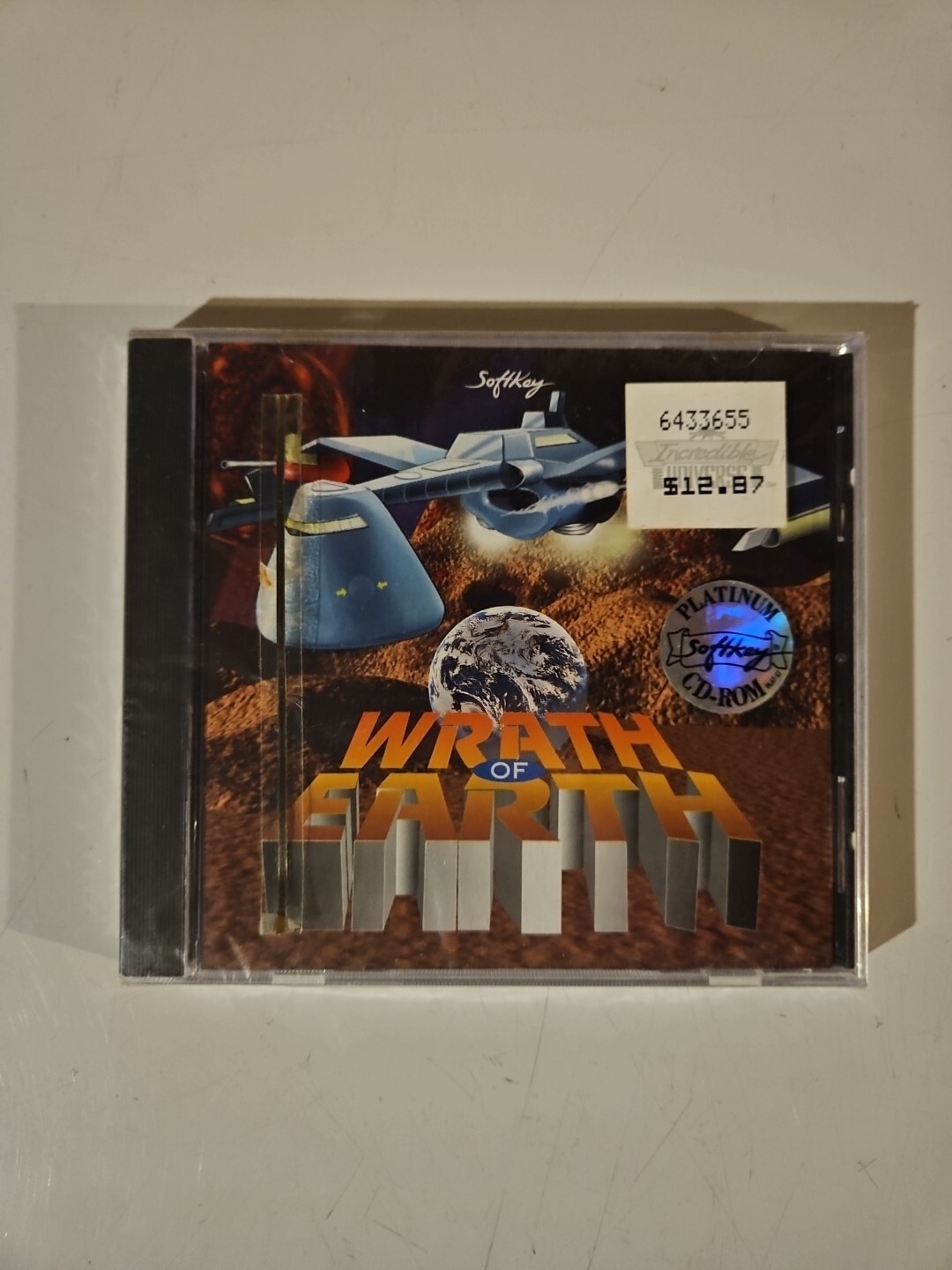 NEW Wrath Of Earth Softkey 1995 Vintage CD rom PC Video Game HTF! MEGA ...