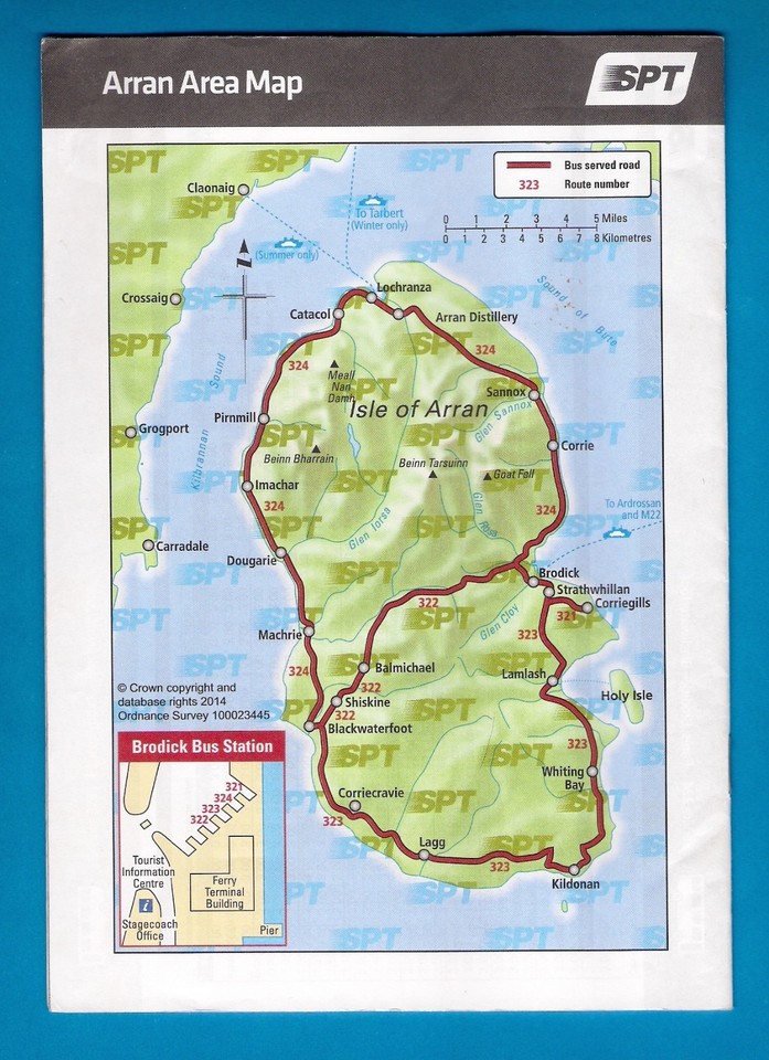 SPT Strathclyde Timetable - Arran Area - Bus Train & Ferry Guide ...