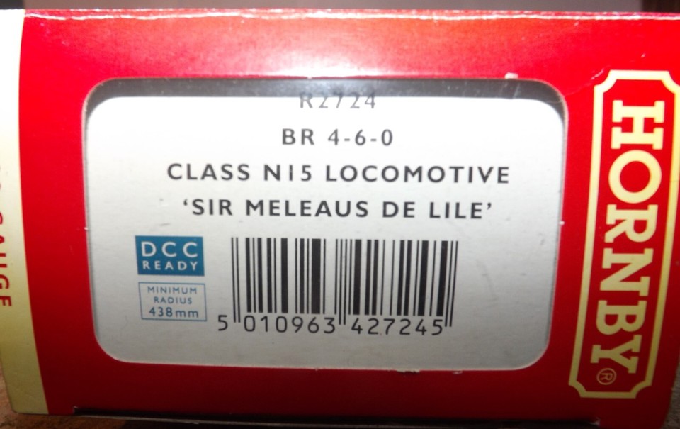 HORNBY R724 N15 CLASS 4-6-0 LOCOMOTIVE 30800 'SIR MELAUS DE LILE ' BR ...