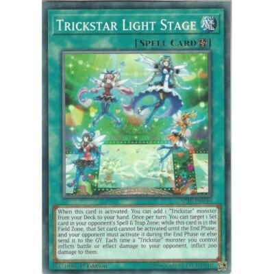 Trickstar Light Stage Yu-Gi-Oh! SP18-EN040 1st Common | eBay