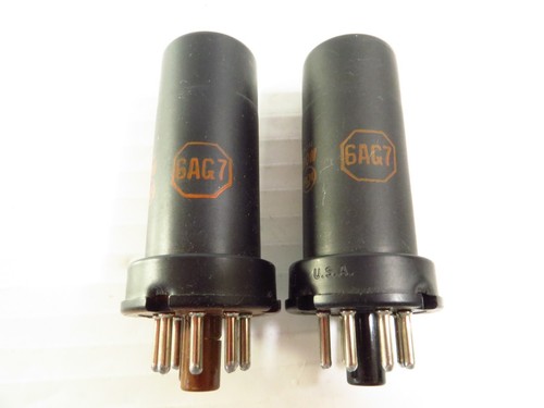 2 Pack RCA 6AG7 Audio Electronic Vintage Radio TV Valve HAM Vacuum NOS ...