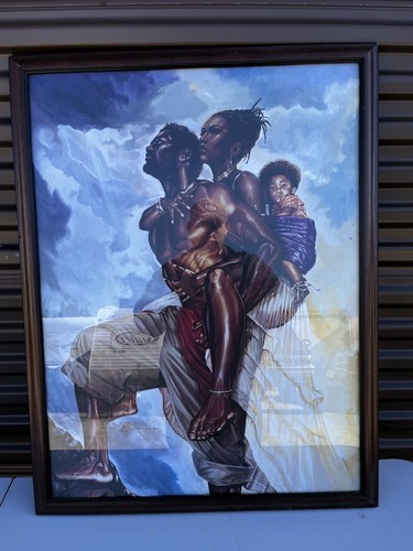 AFRICAN AMERICAN ART "AS ONE" BY KEVIN WILLIAMS WAK FRAMED 2001 | eBay