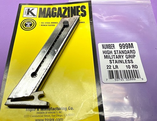 NEW Triple K #999M .22 LR 10 RD High Standard CITATION & VICTOR ...