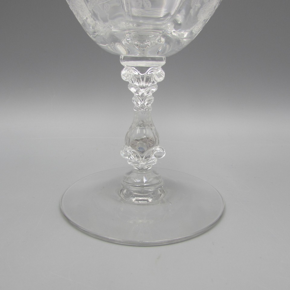 Cambridge Crystal ROSE POINT #3121 Low Sherbet Glasses - Set of Eight ...