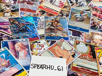 One Piece 100 Cards Bulk Lot TCG Card Game Mixed Cards English ...