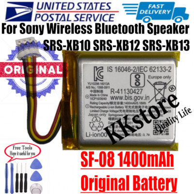 Original 1400mAh Battery For Sony SRS-XB10 SRS-XB12 SRS-XB13 SRS-XB100 ...