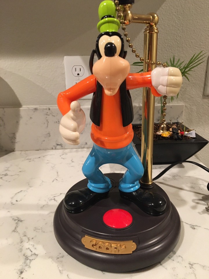Vintage Disney Goofy Lamp.(Read description) | eBay