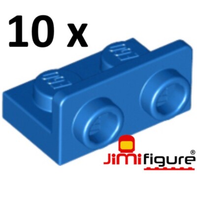 NEW 10 x LEGO 1x2 Inverted Bracket Blue 99780 Bulk Lot Angular Plate ...