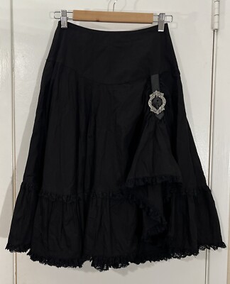 Spin Doctor XS Buckle Skirt - Hot Topic Goth Steampunk Vamp | eBay