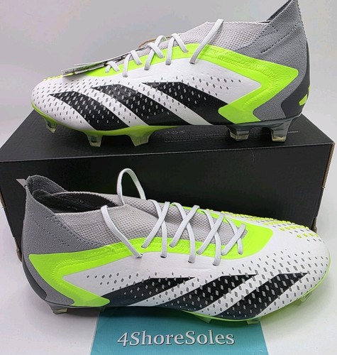 Adidas Men's SIZE 10 Predator Accuracy .1 FG Soccer Cleats White Lemon ...