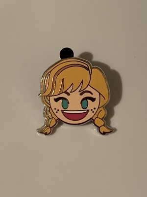 Emoji Blitz Booster Set Anna Smiling Disney Pin | eBay
