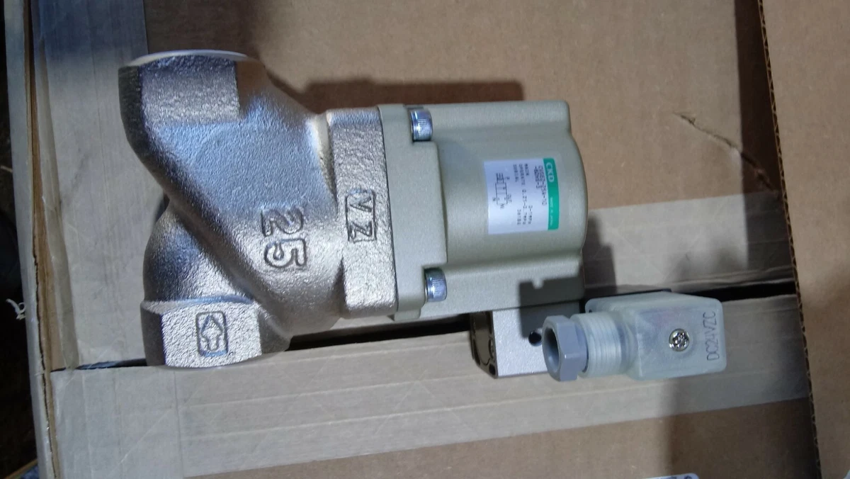 CKD COOLANT VALVE With Solenoid Valve CVSE2-25A-05-B2H-1, 60% OFF