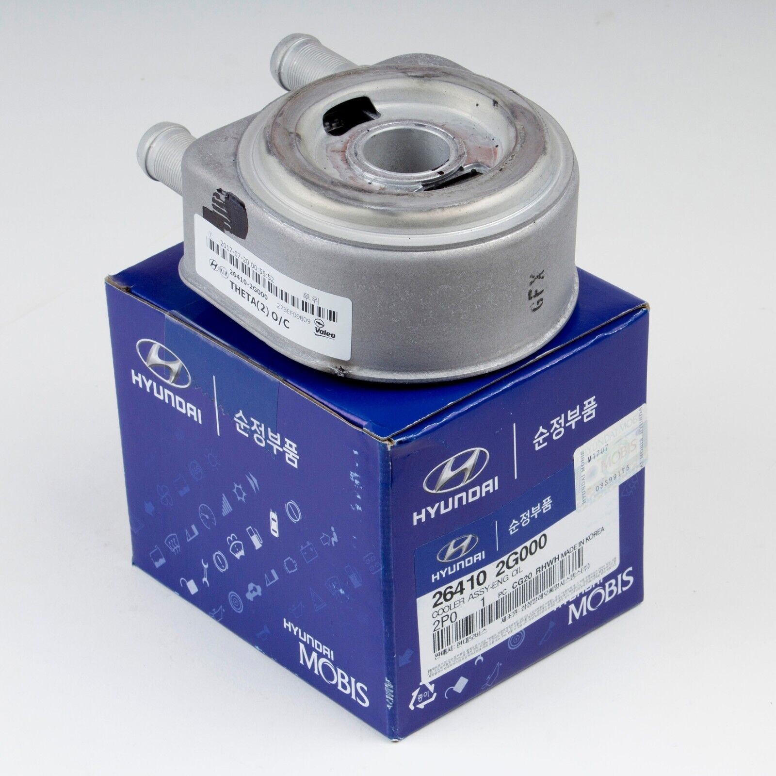 OEM 264102G000 Engine Oil Cooler For HYUNDAI KIA Optima Sportage ...