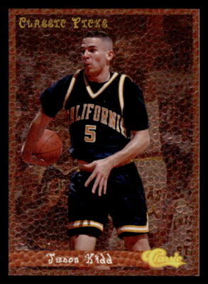 1994 Classic Draft Jason Kidd #7 California Golden Bears Basketball ...