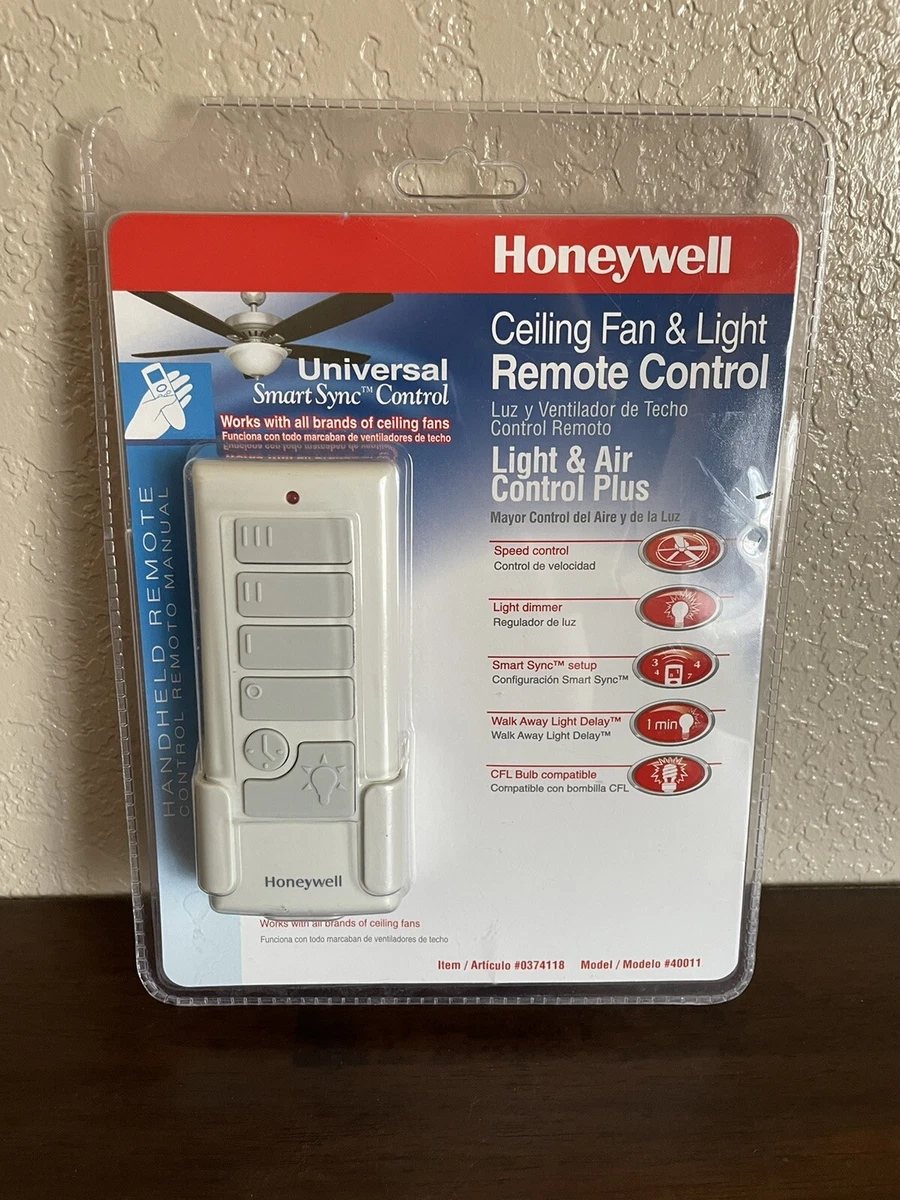 Honeywell Universal Ceiling Fan Light Remote Control 40011 | Shelly Lighting